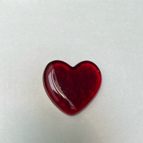 Artisan | Accents | St Valentines Red Glass Paperweight | Poshmark